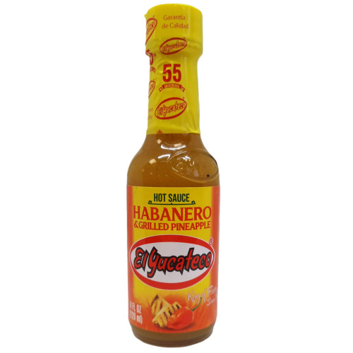 El Yucateco Habanero & Grilled Pineapple 120ml | Mexican Spicy Habanero ...