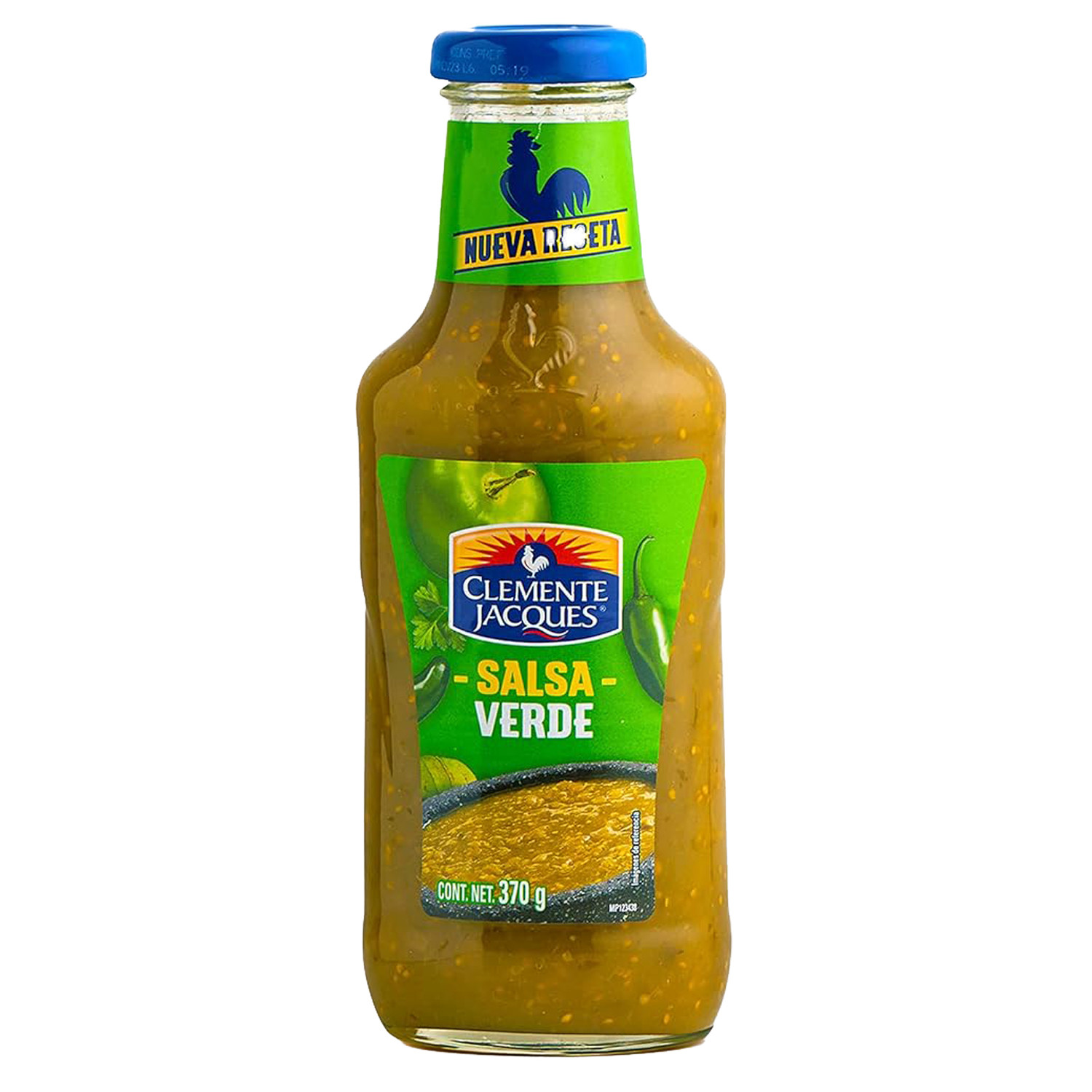 Clemente Jacques Salsa Verde Bottle 370g | Mexican Green Salsa Sauce ...
