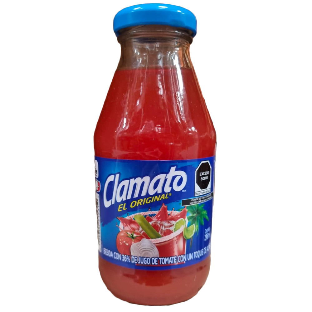 Clamato Bottle 296ml | Authentic Mexican Tomato Juice Drink | Buy ...