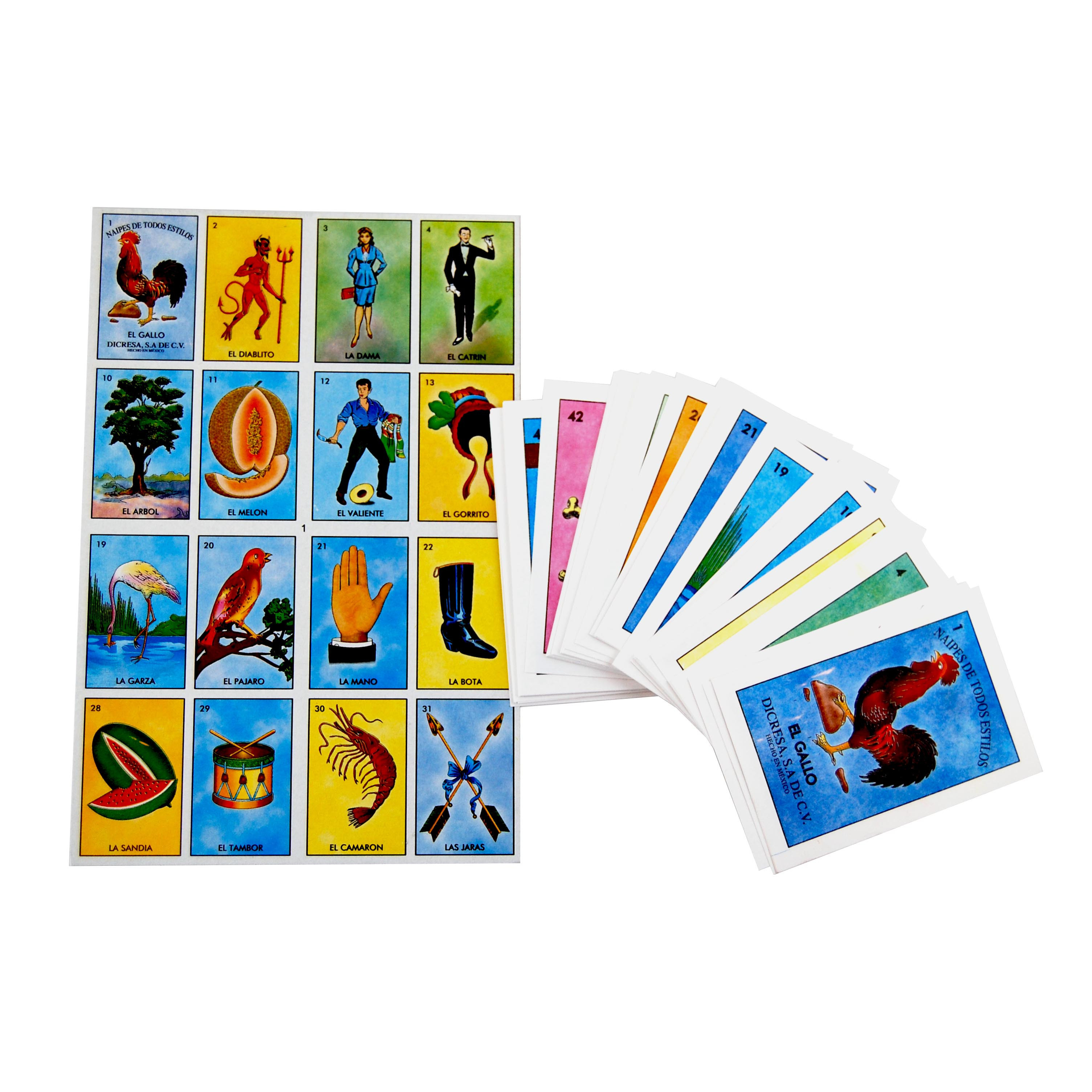 Buy loteria board game set - Mexico lottery game | MexGrocer
