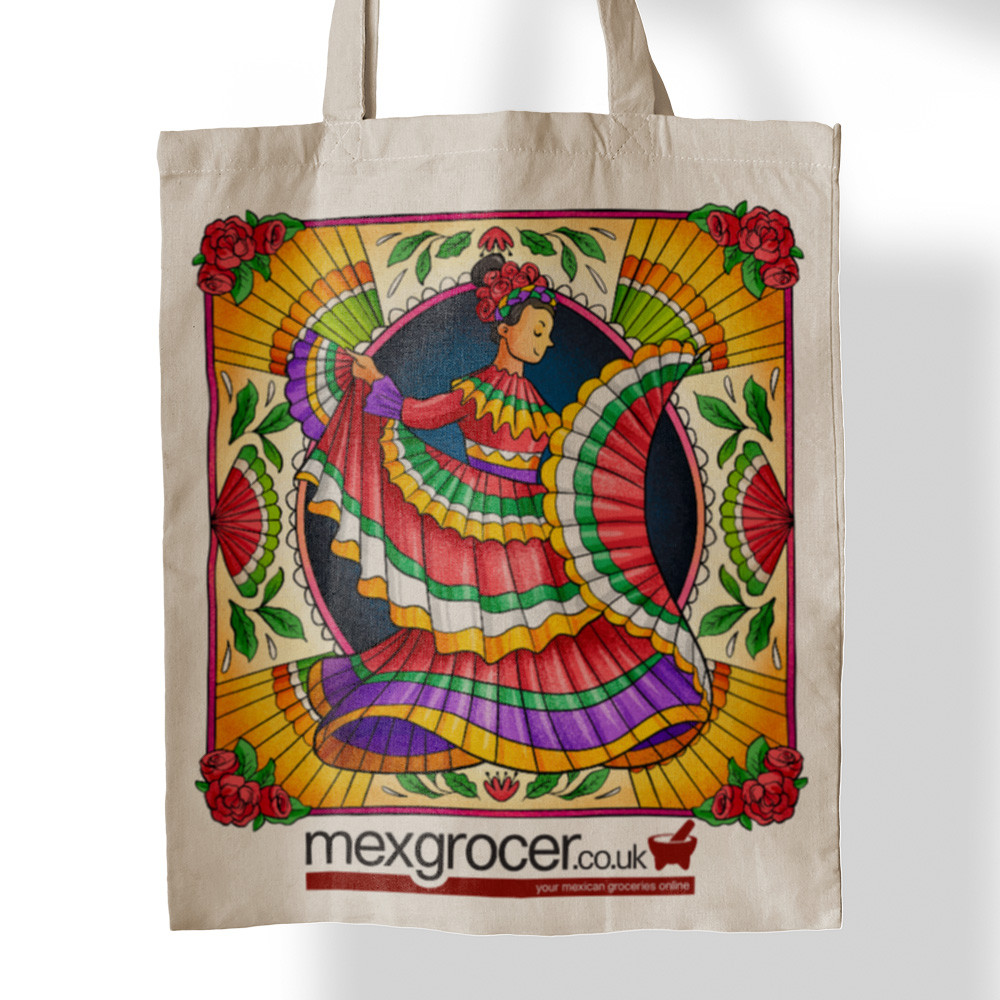 MexGrocer Tote Bag | Eco Friendly Tote Bag with Mexican Art Design ...