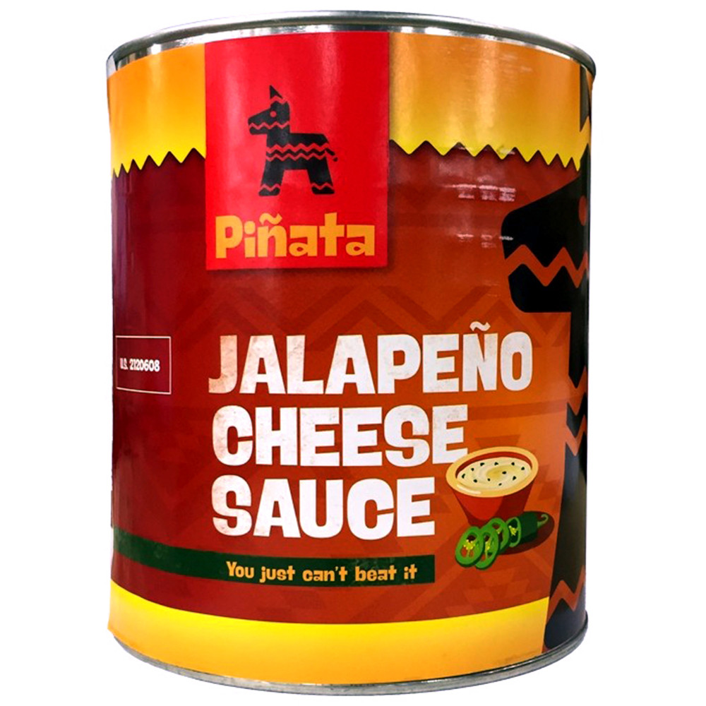 Pinata Cheddar Cheese Sauce with Jalapeno 3kg | Buy now at Mexgrocer.co.uk