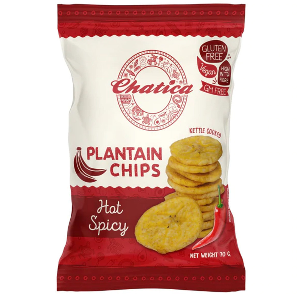 Chatica Platainitos Hot & Spicy 70g | Buy online at Mexgrocer.co.uk