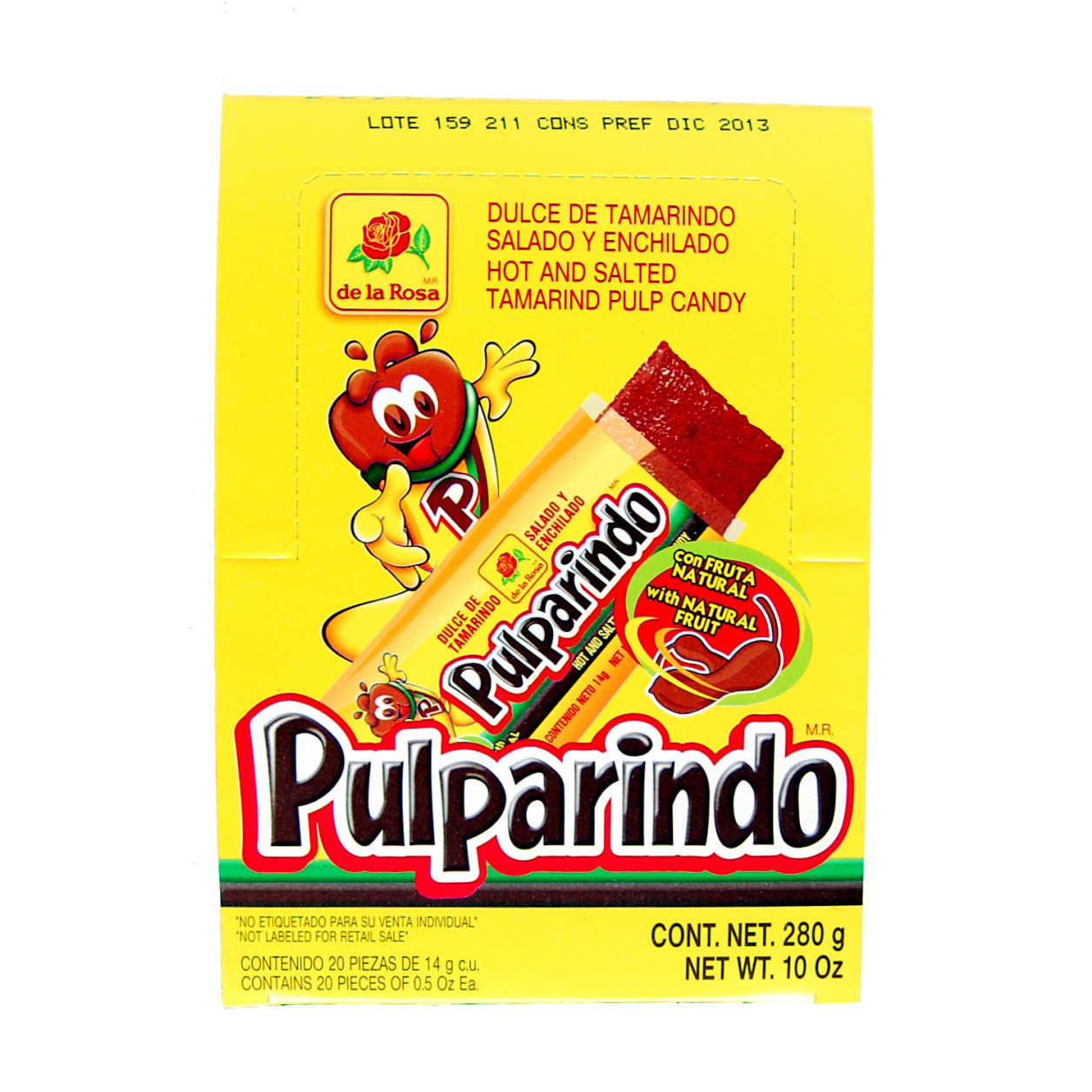Pulparindo Yellow 20 Pieces | Mexican Pulparindo Chewy Candy Sweets ...