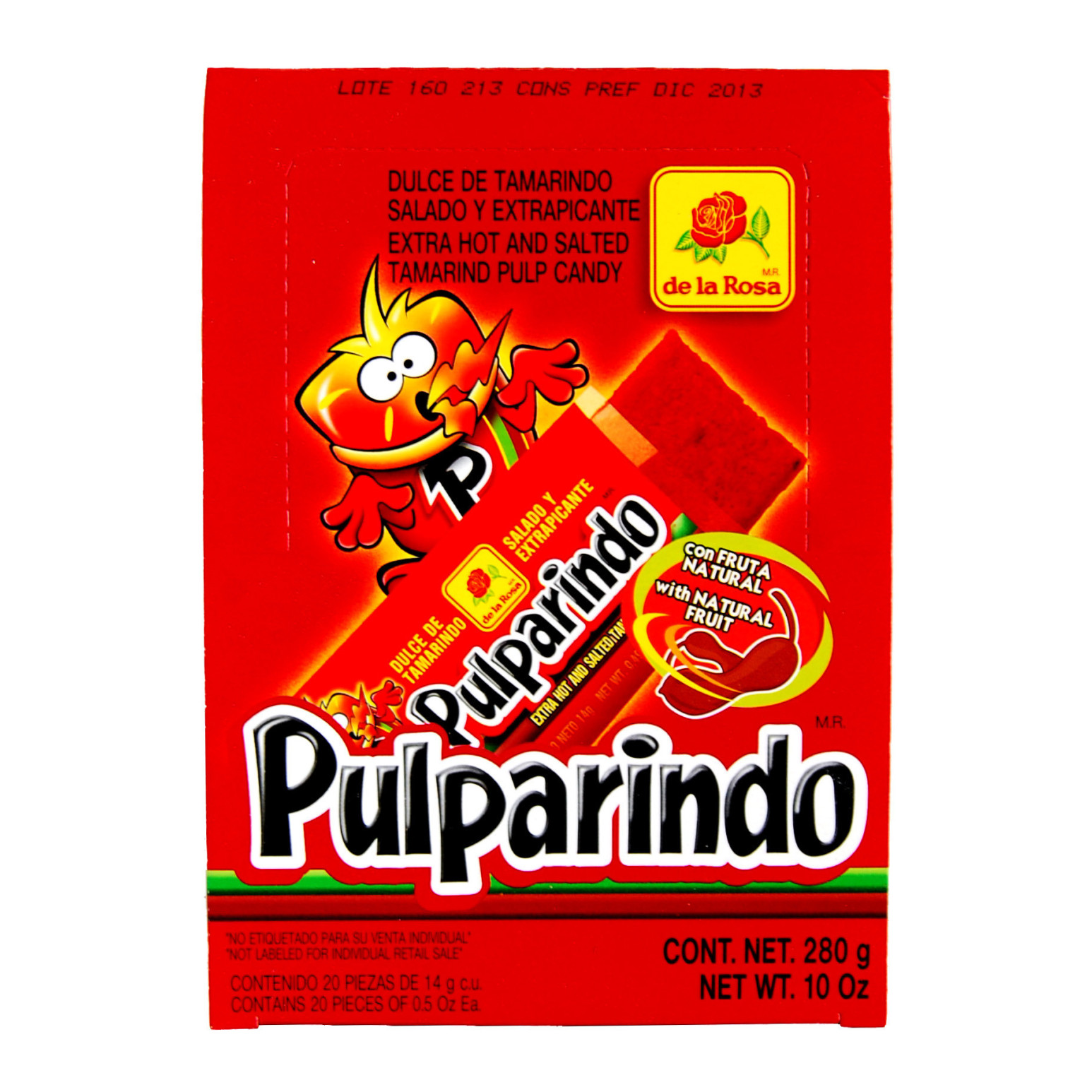 Pulparindo Red Extra Hot | Mexican Tamarind Sweet & Spicy Candies | Buy ...