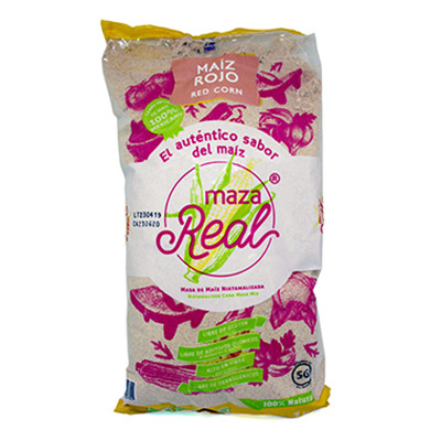 Maza Real Red Corn Flour 12 x1kg Case | Buy now at Mexgrocer.co.uk