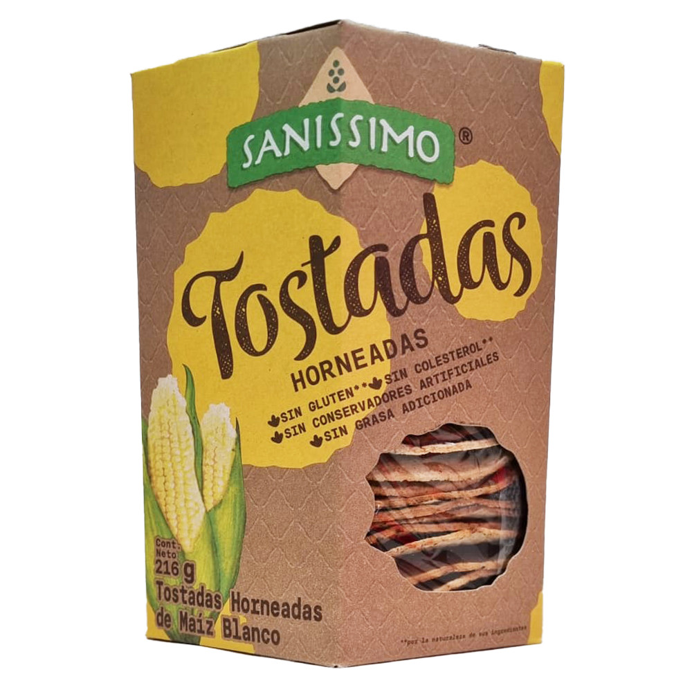 Sanissimo Tostadas 216g | MexGrocer.co.uk