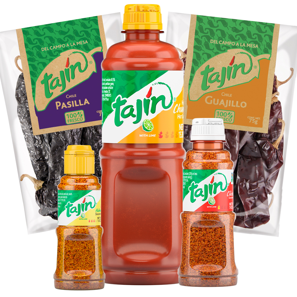 Tajin Kit | Chilli & Lime Seasoning, Chamoy Sauce, Habanero Powder and ...