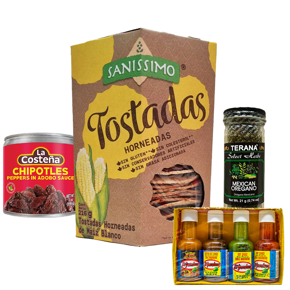 Mexican Tinga Tostadas Kit | Buy Mexican Food & Drink | MexGrocer UK