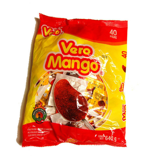 Vero Mango Lollipops | Mexican Sweets with Chilli and Mango | Buy at ...